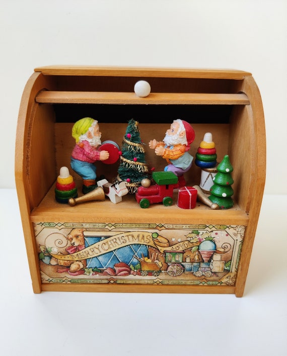 Christmas toy box music box store