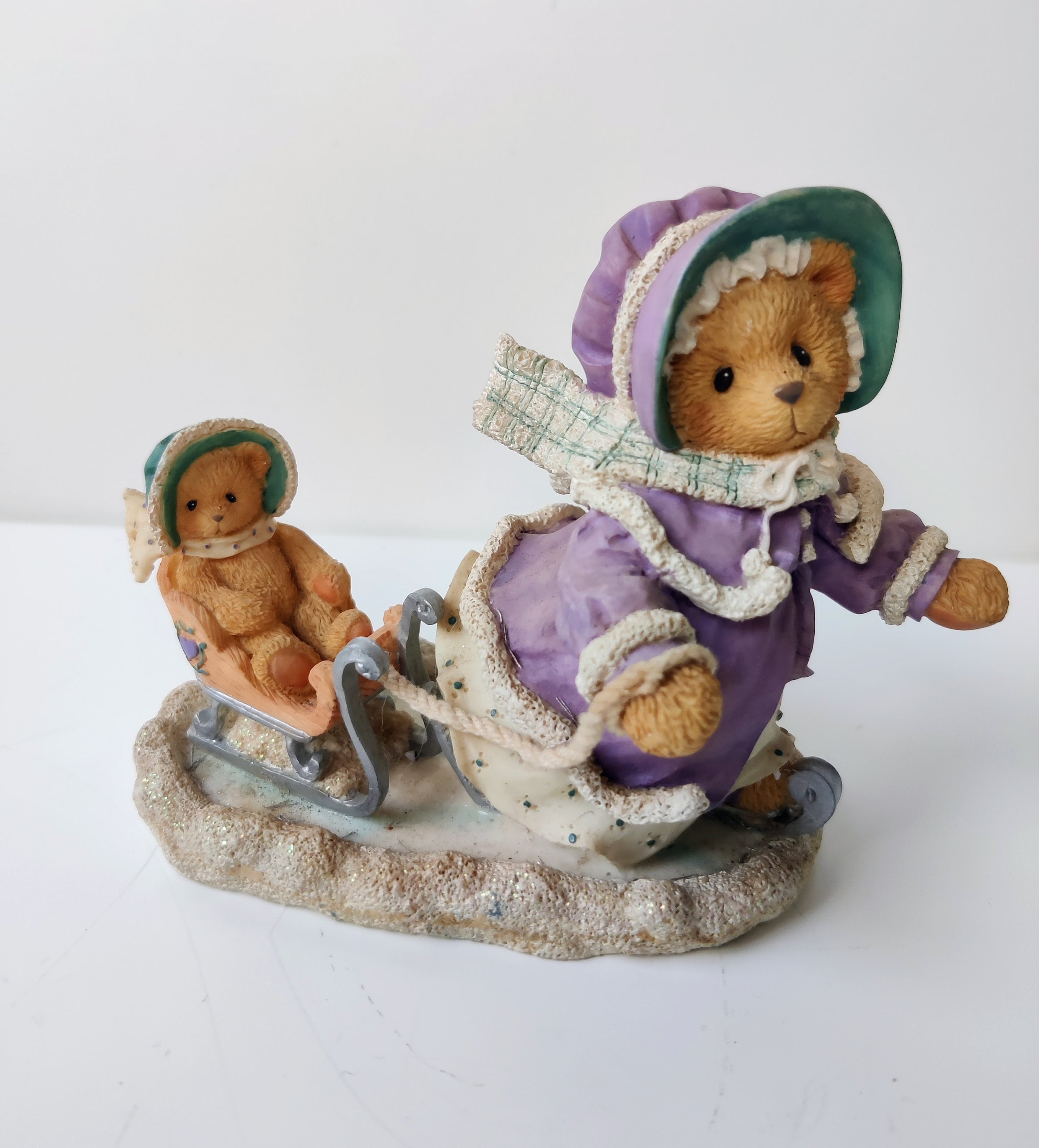 Enesco Cherished Teddies Christmas Bear Gretchen Winter - Etsy UK