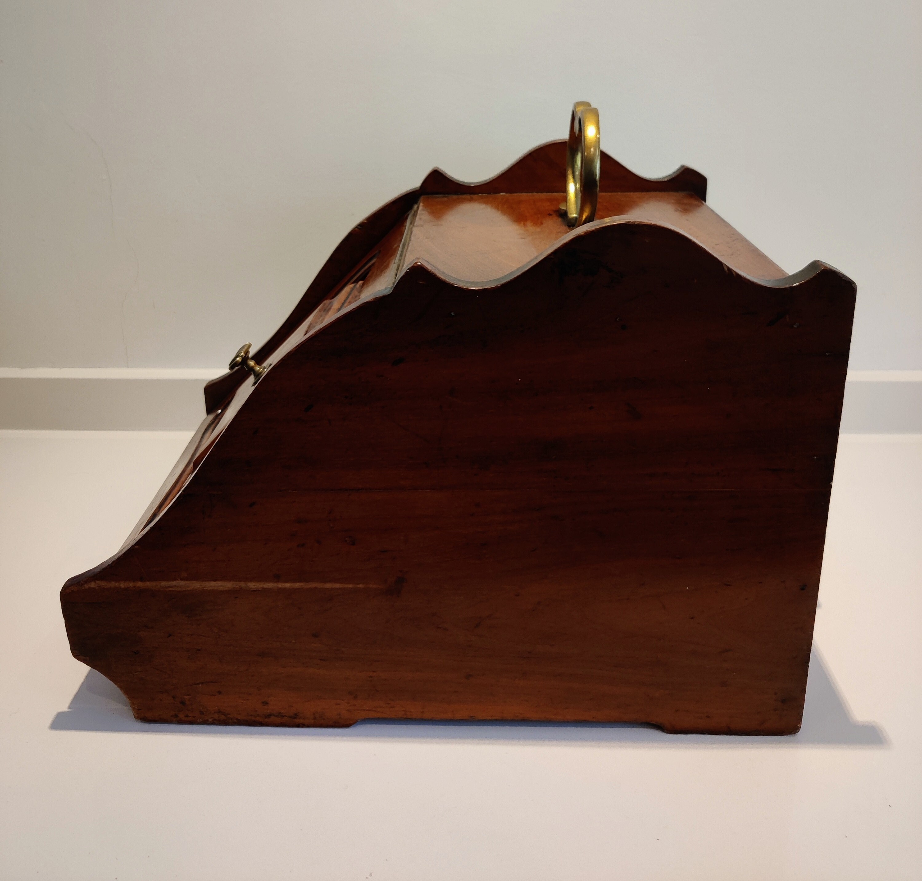 Antique Oak Coal Box, Fireplace Coal Box, Liner, Scotland 1900 ...