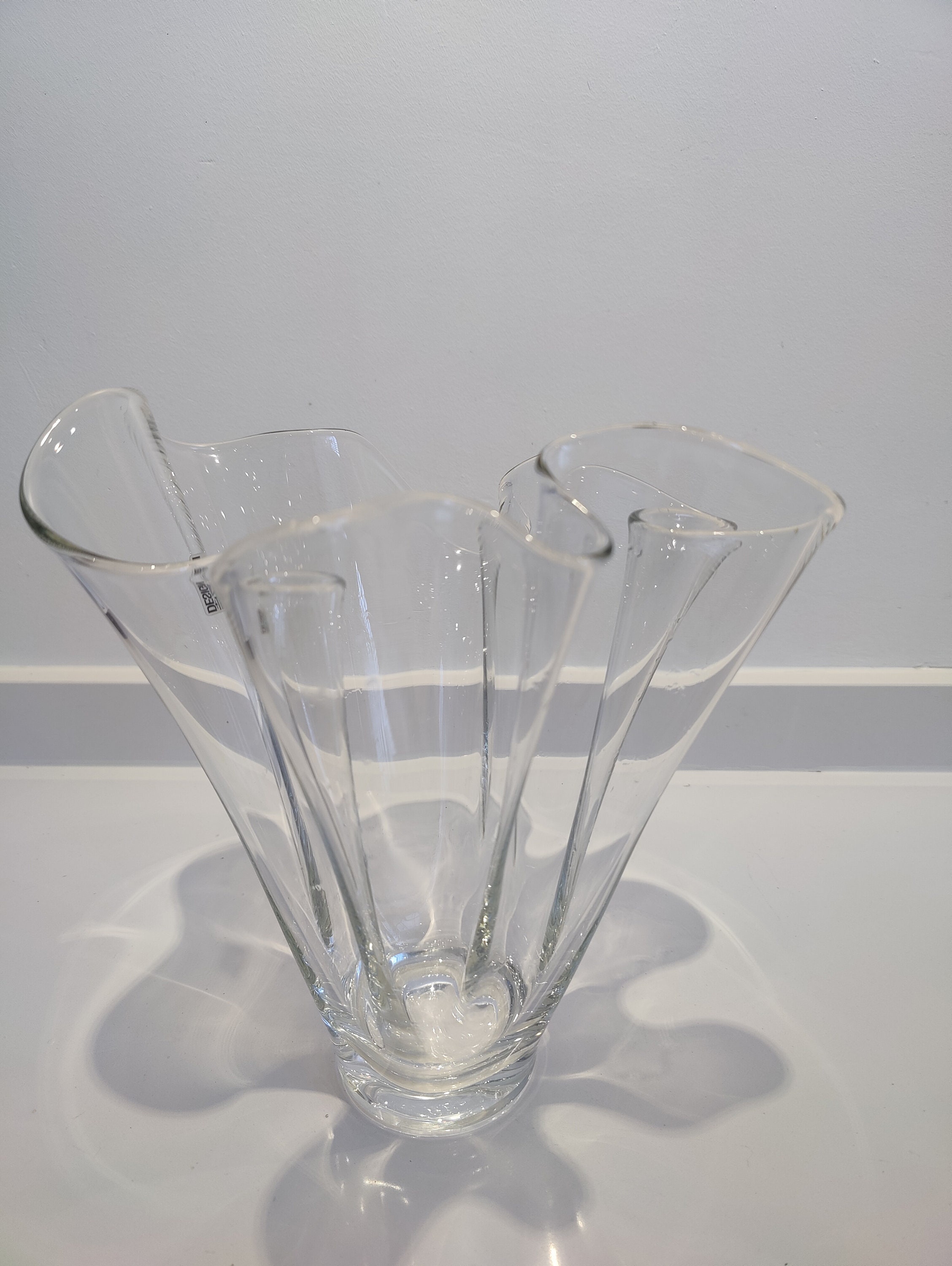 Dutch Design Glass Vase Exclusive - Folded Glass, Sculpted Glass Fan ...