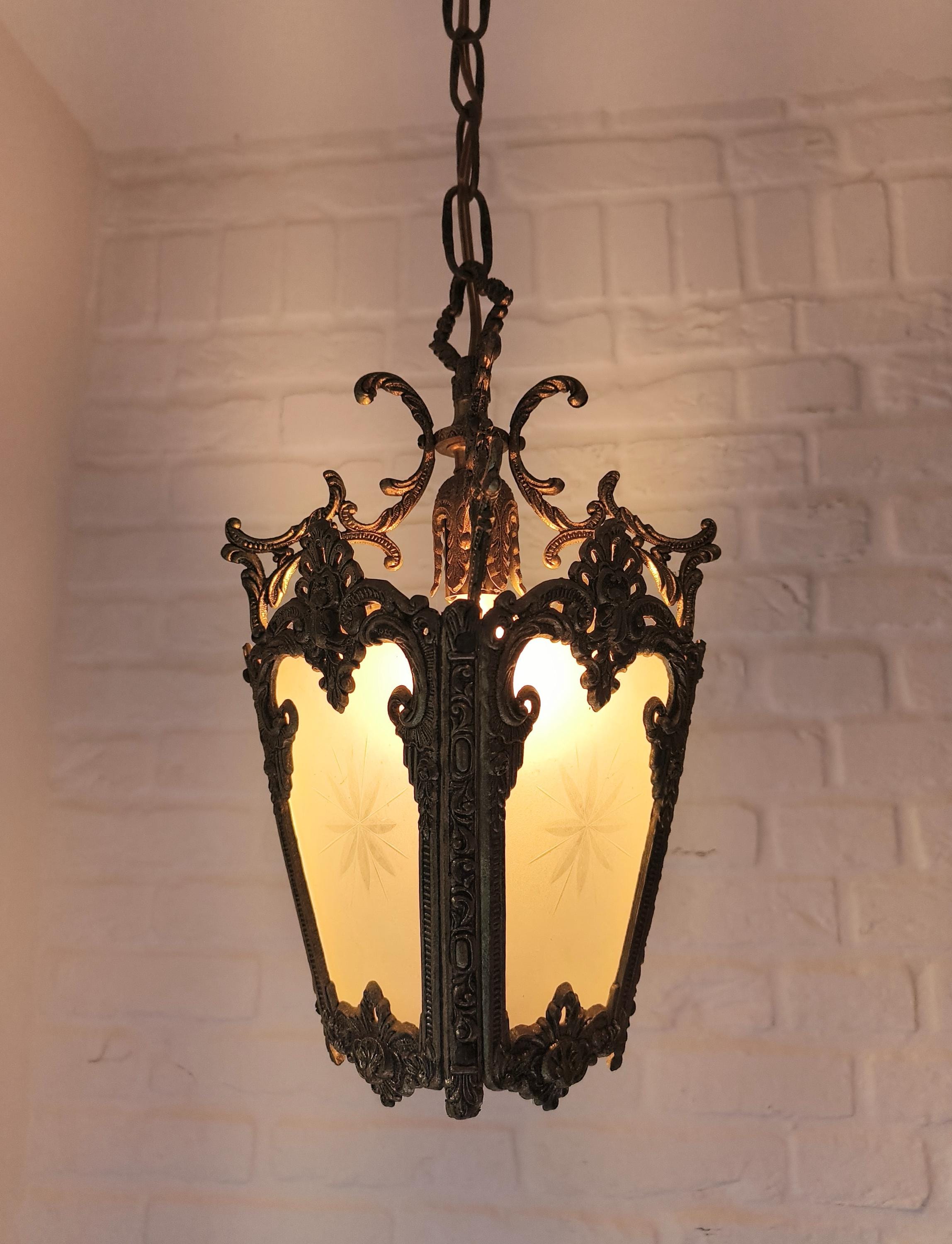 Exclusive Late Victorian Antique Pendant Lamp – 1900s English Ceiling ...