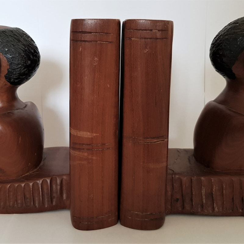 African Bookends - Etsy