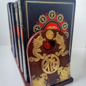 Antique Bookend / Sliding Bookends Oriental Interior Design - Chinese ...