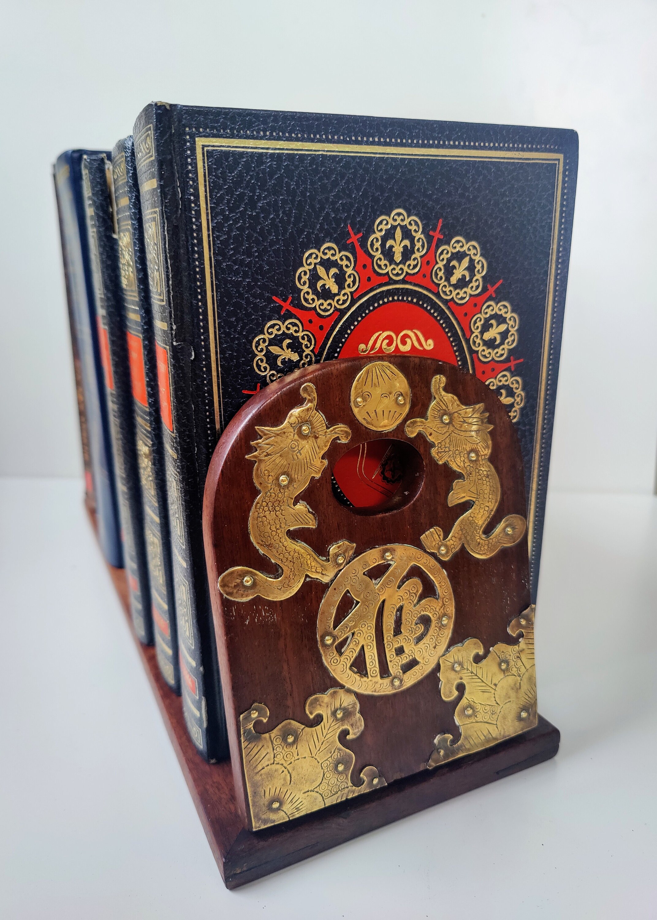 Antique Bookend / Sliding Bookends Oriental Interior Design - Chinese ...