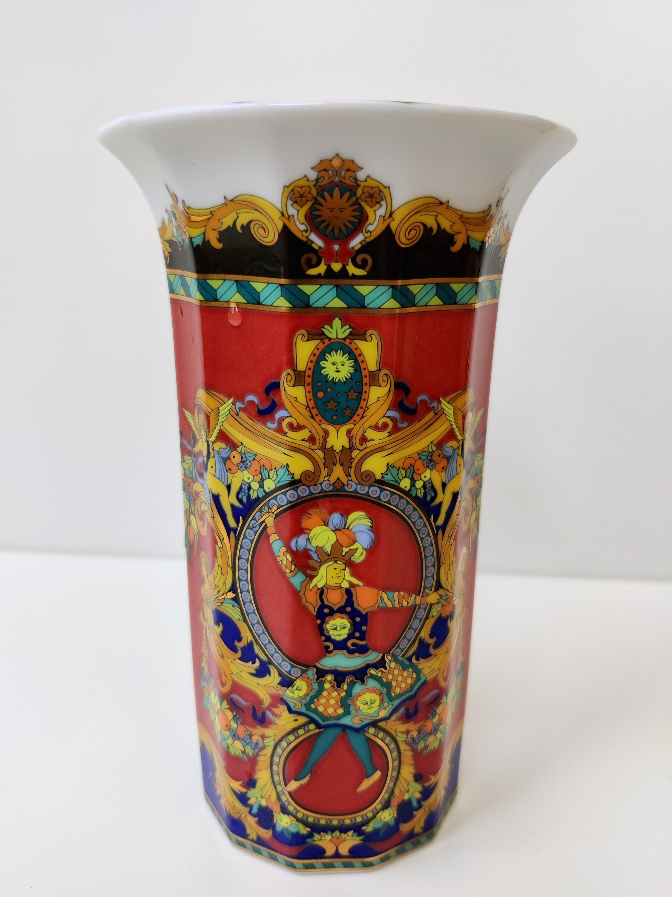 Rosenthal X Versace Le Roi Soleil Very Exclusive Vase Versace Home Decor Centerpiece - Etsy