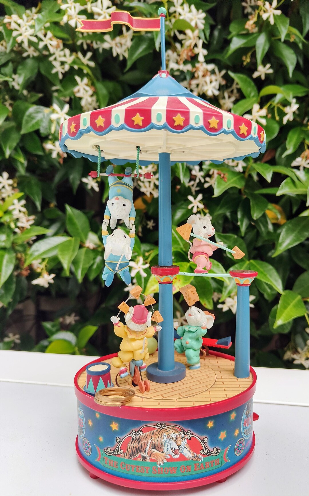 Enesco Mice Vintage Music Box - the Cutest Show on Earth - Be a Clown ...