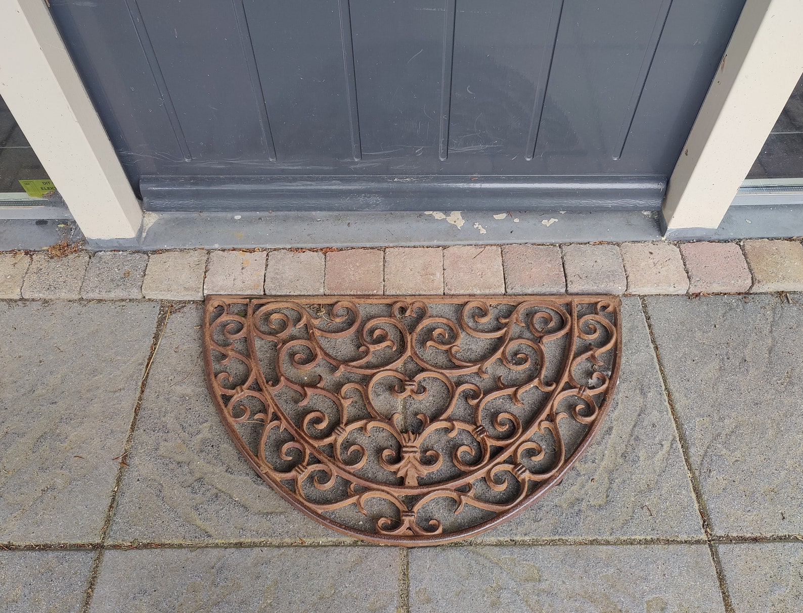 Antique Cast Iron English Decoration / Entry Doormat / Window ...
