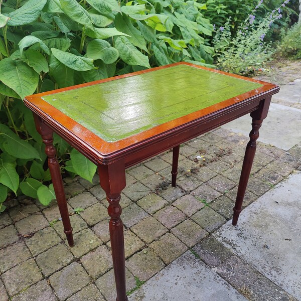 Antique Green Table - Etsy