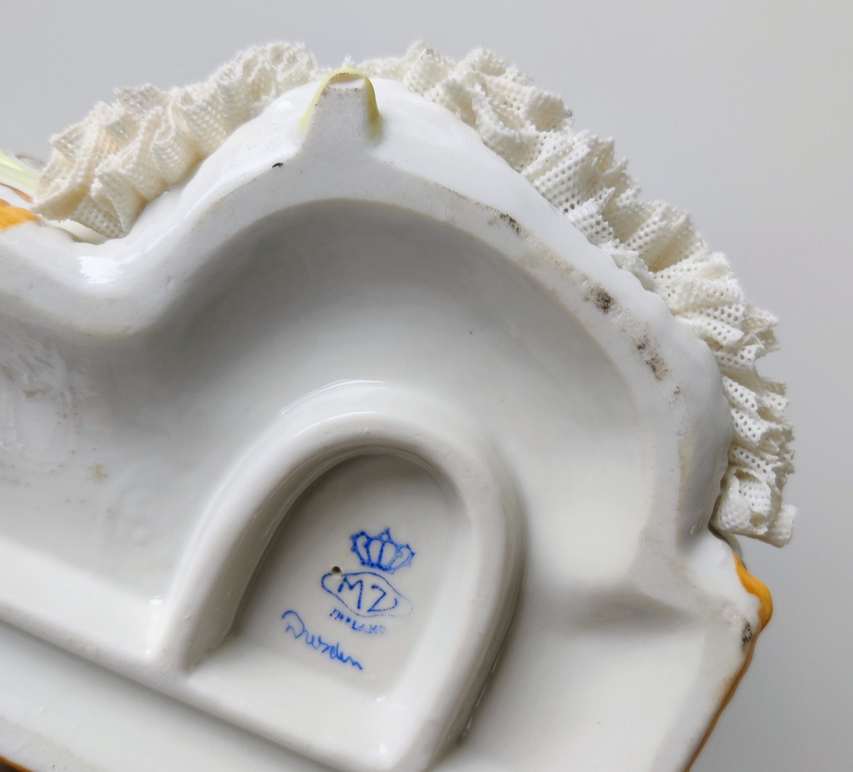 Dresden Ireland Müller Volkstedt - Vintage Porcelain Hand Paint Antique ...