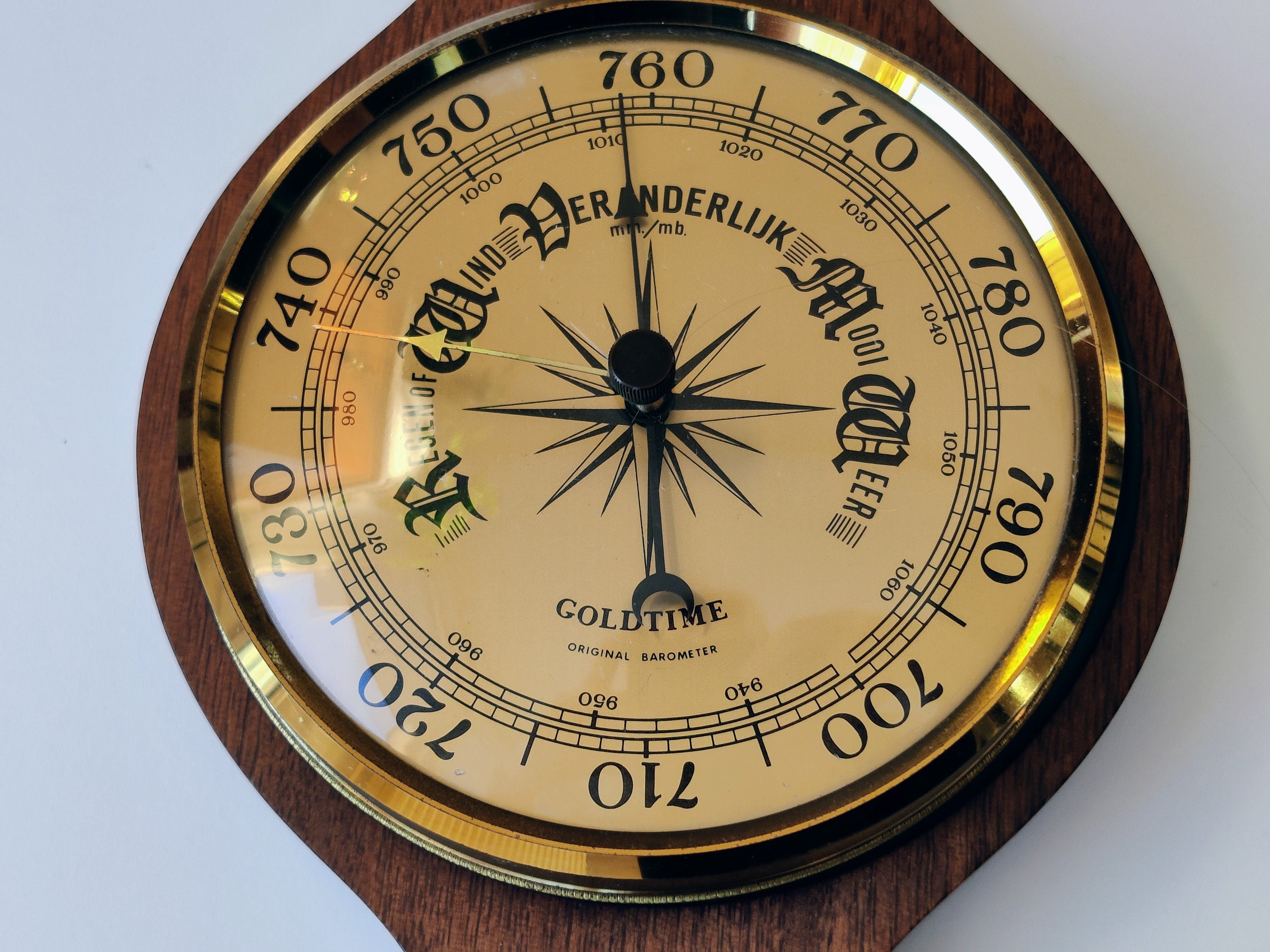 Big Antique Holosterie Barometer & Thermometer Jugendstil Made in ...