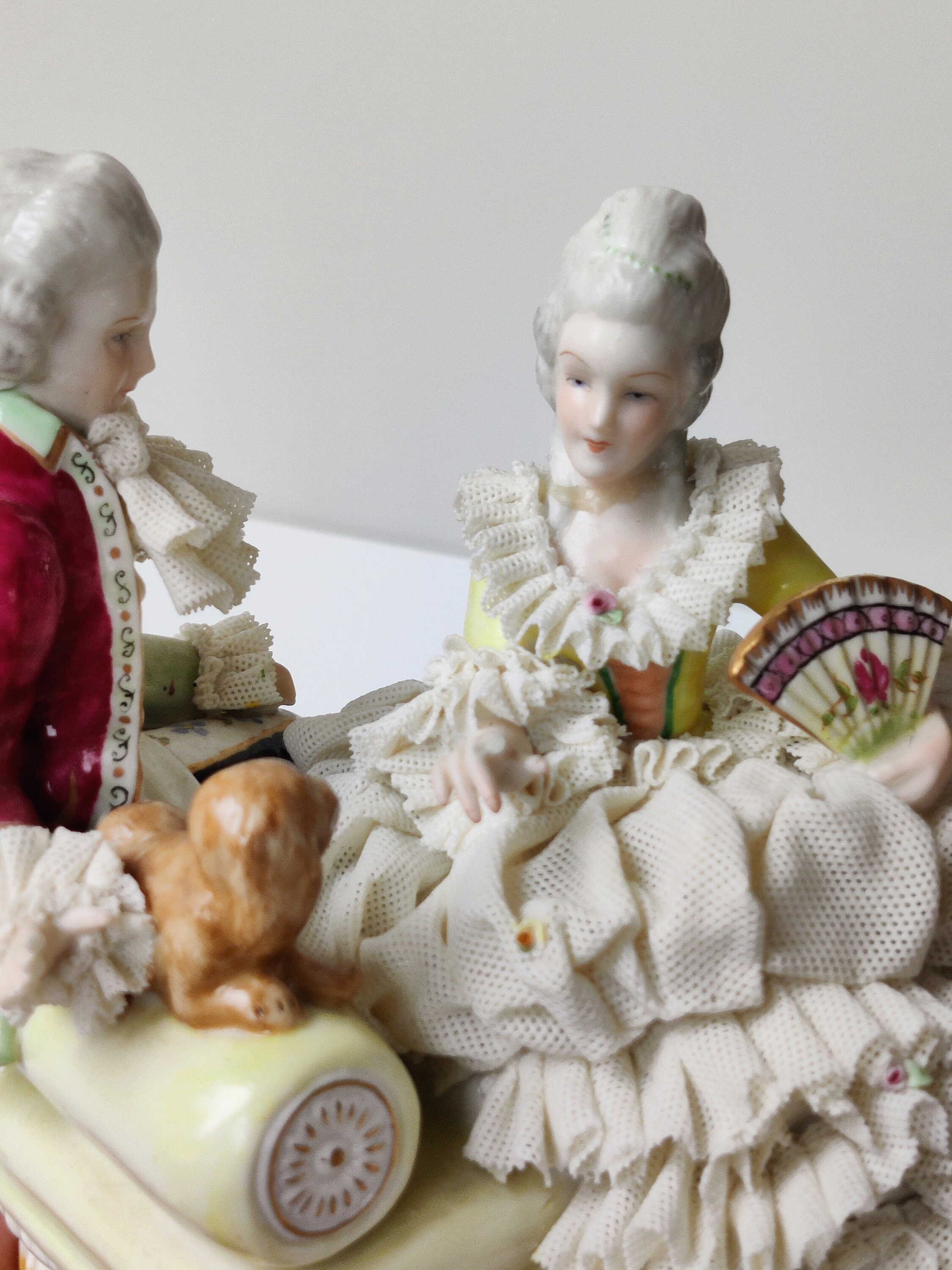 Dresden Ireland Müller Volkstedt - Vintage Porcelain Hand Paint Antique ...