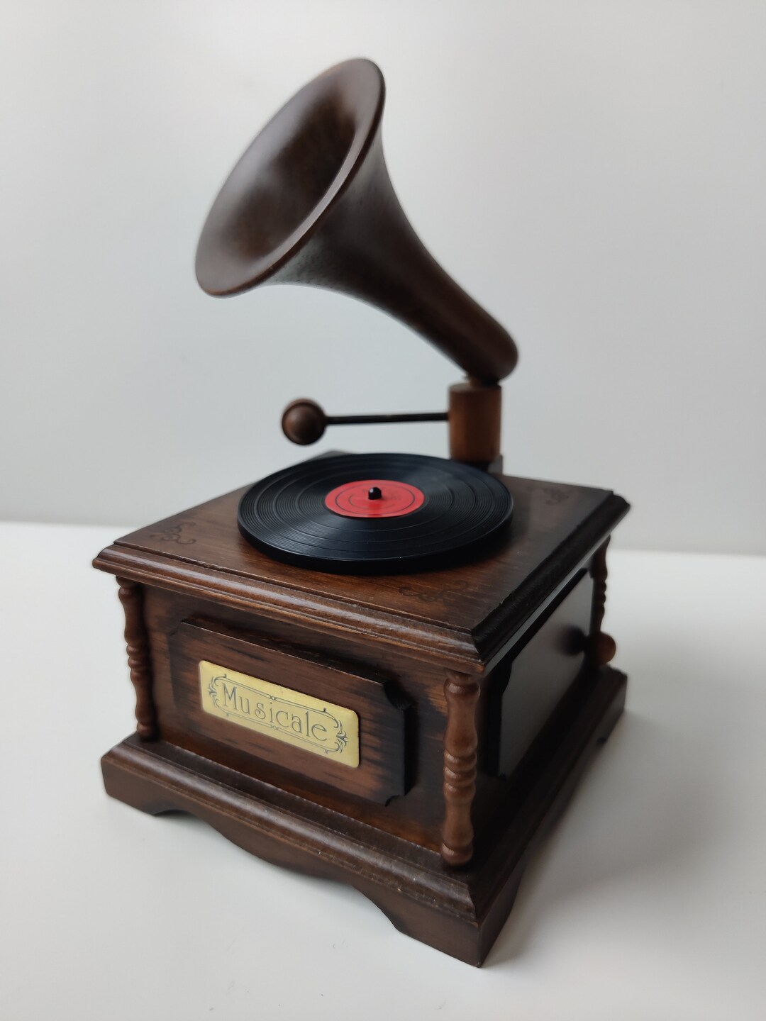 San Francisco Music Box Company Victrola Vinyl Gramophone - Etsy