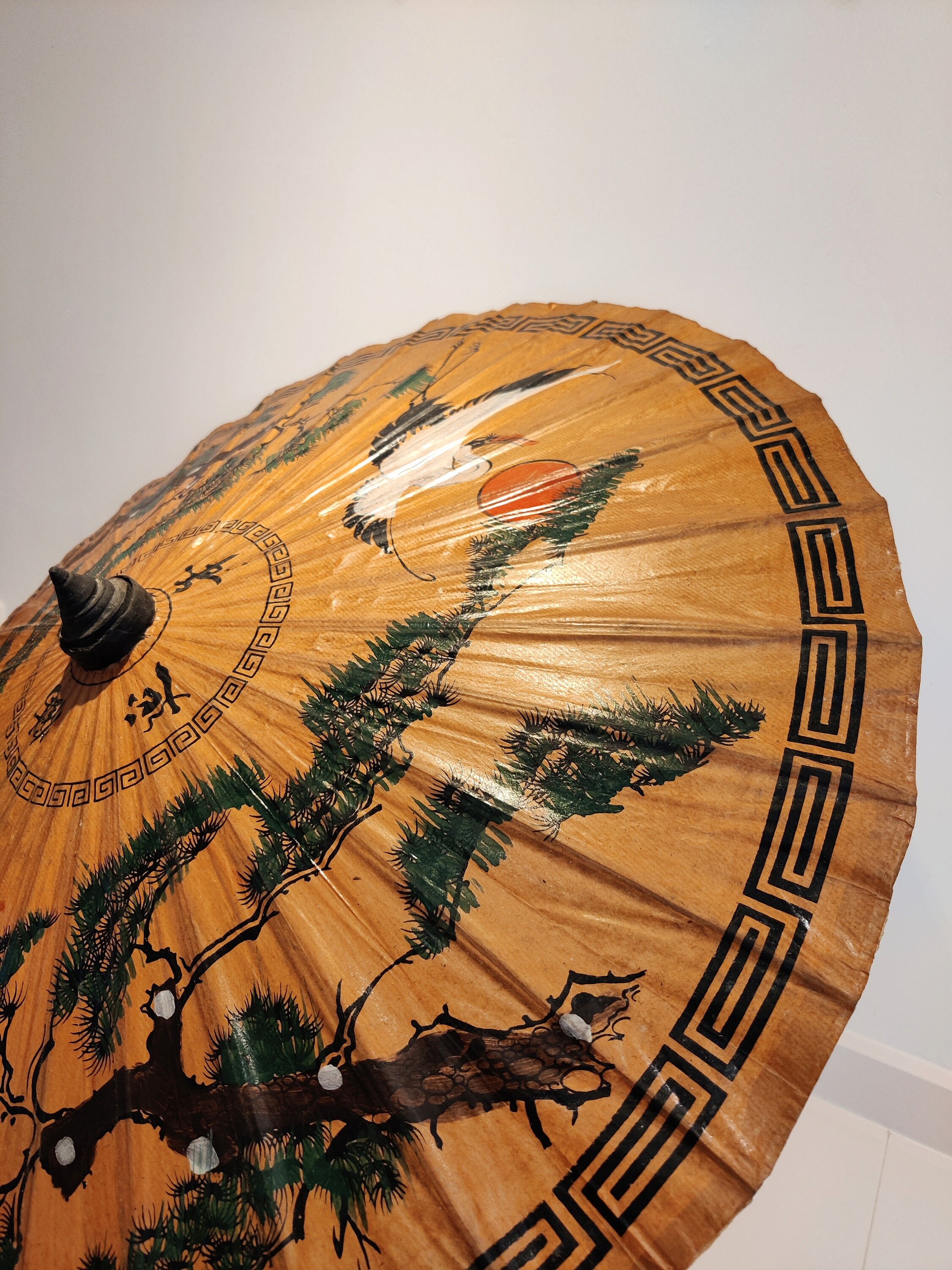 Antique / Vintage Japanese Parasol Dragon Rice Paper and - Etsy