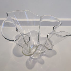 Dutch Design Glass Vase Exclusive - Folded Glass, Sculpted Glass Fan ...