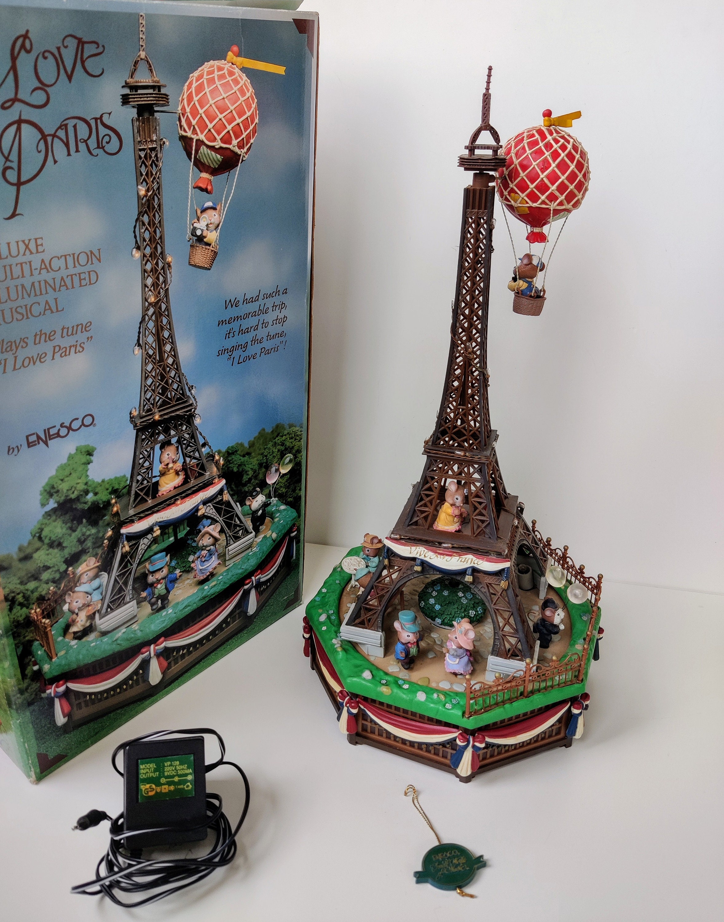 Enesco Music Box - I Love Paris - Musical - Vive La France - Montmarte ...