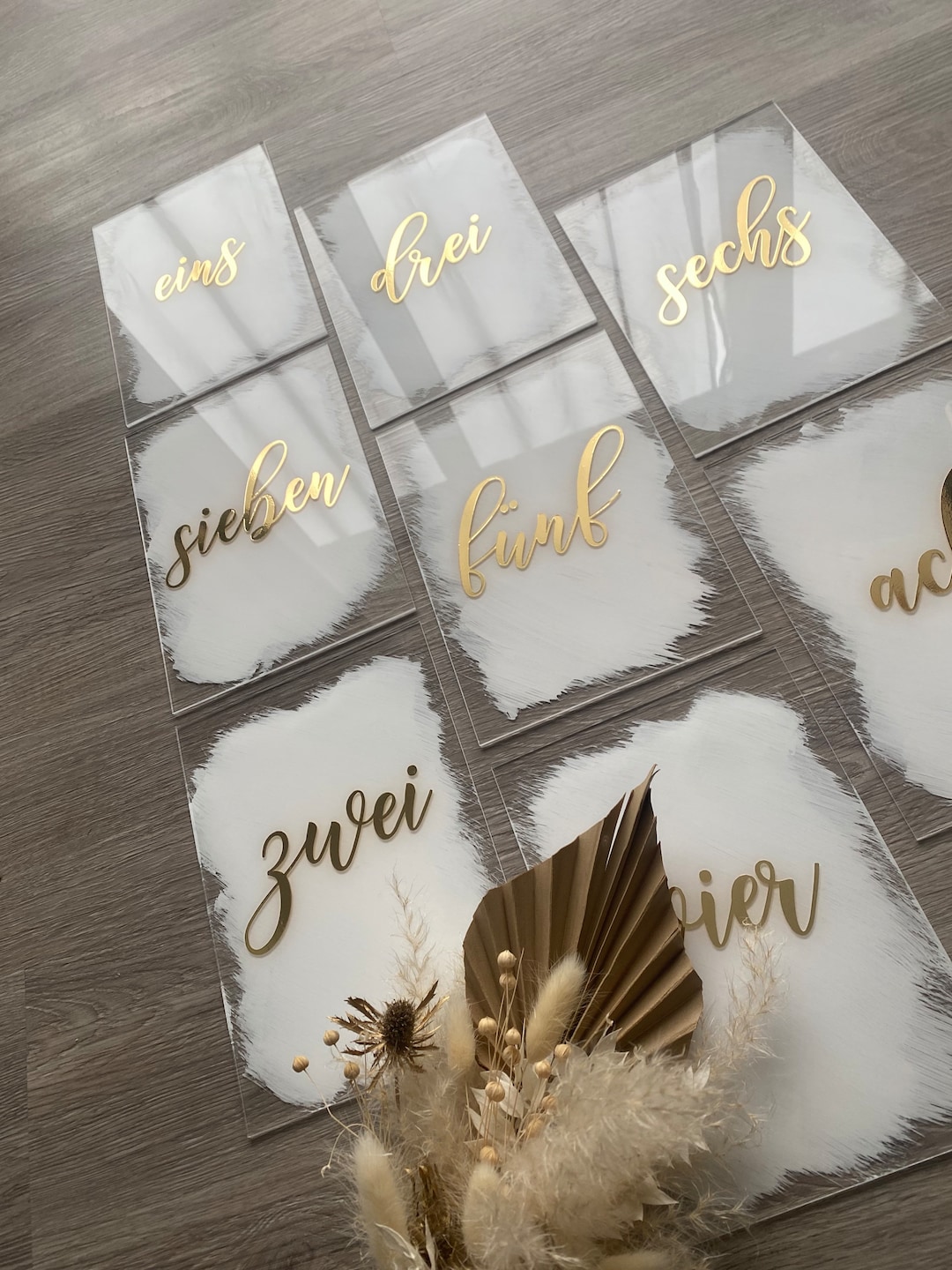 Welcome Sign Table number Tischnummern Hochzeit, Verlobung ...