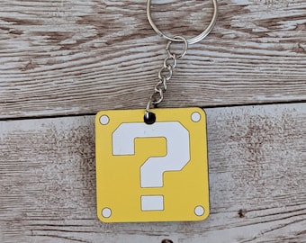Question Mark Keychain - Etsy