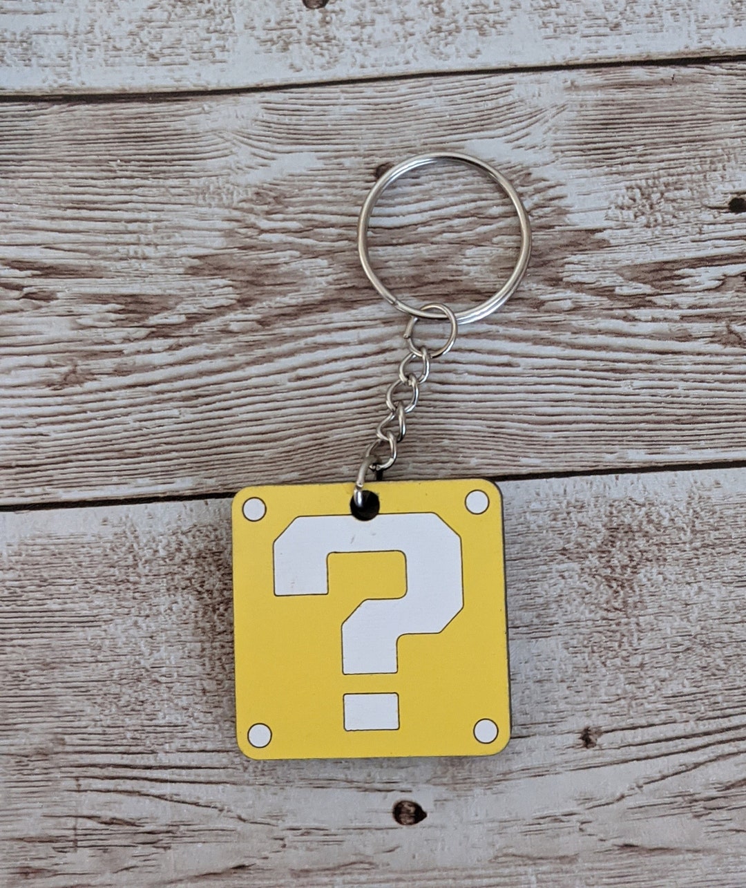 Question Mark Keychain - Etsy
