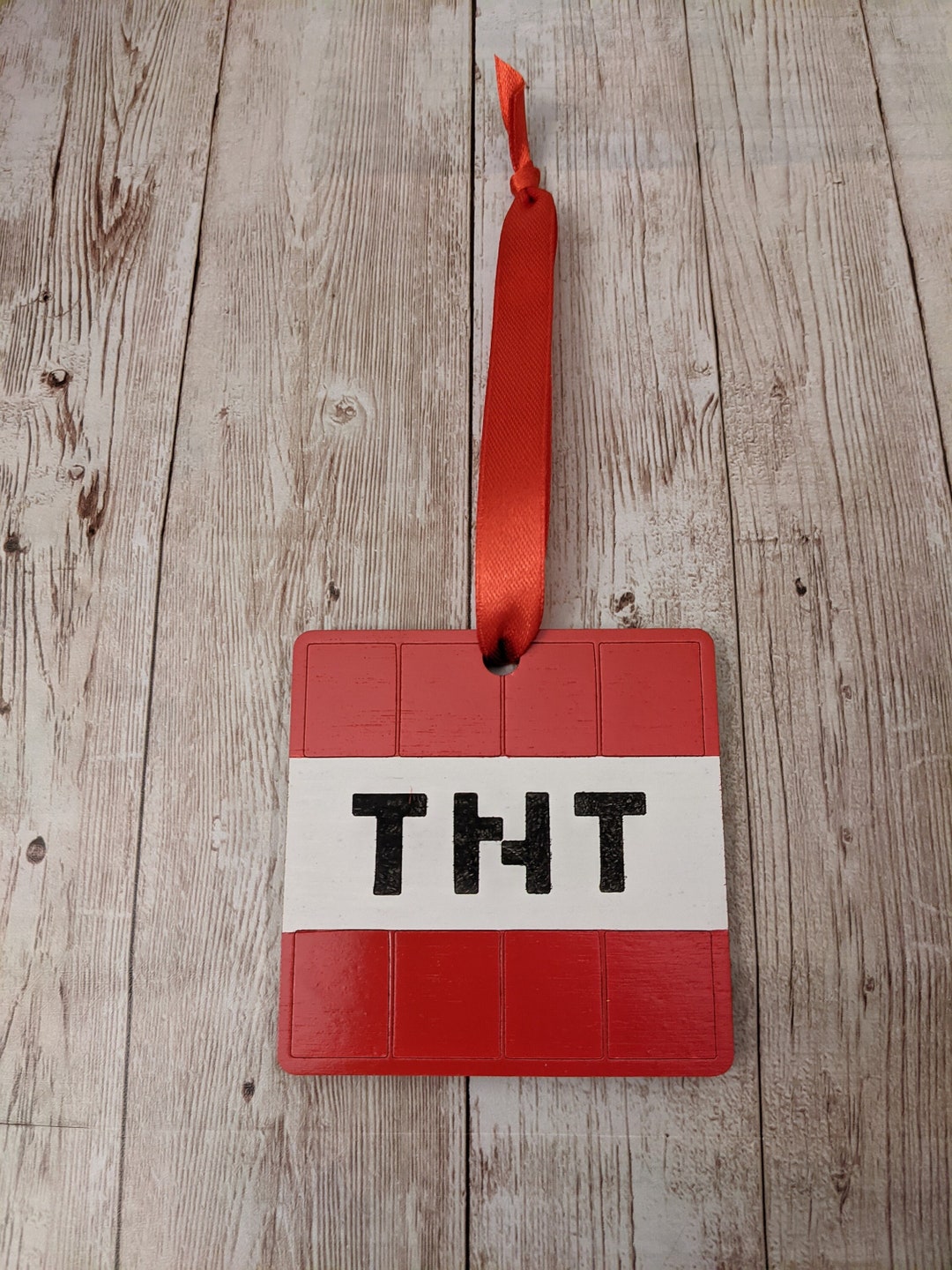 TNT Wood Ornament - Etsy