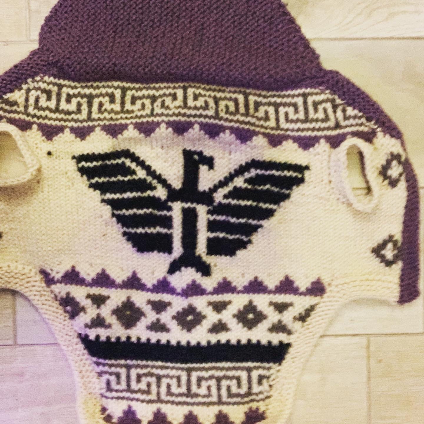 Cowichan Thunderbird Dog Sweater Knitting Pattern - Etsy