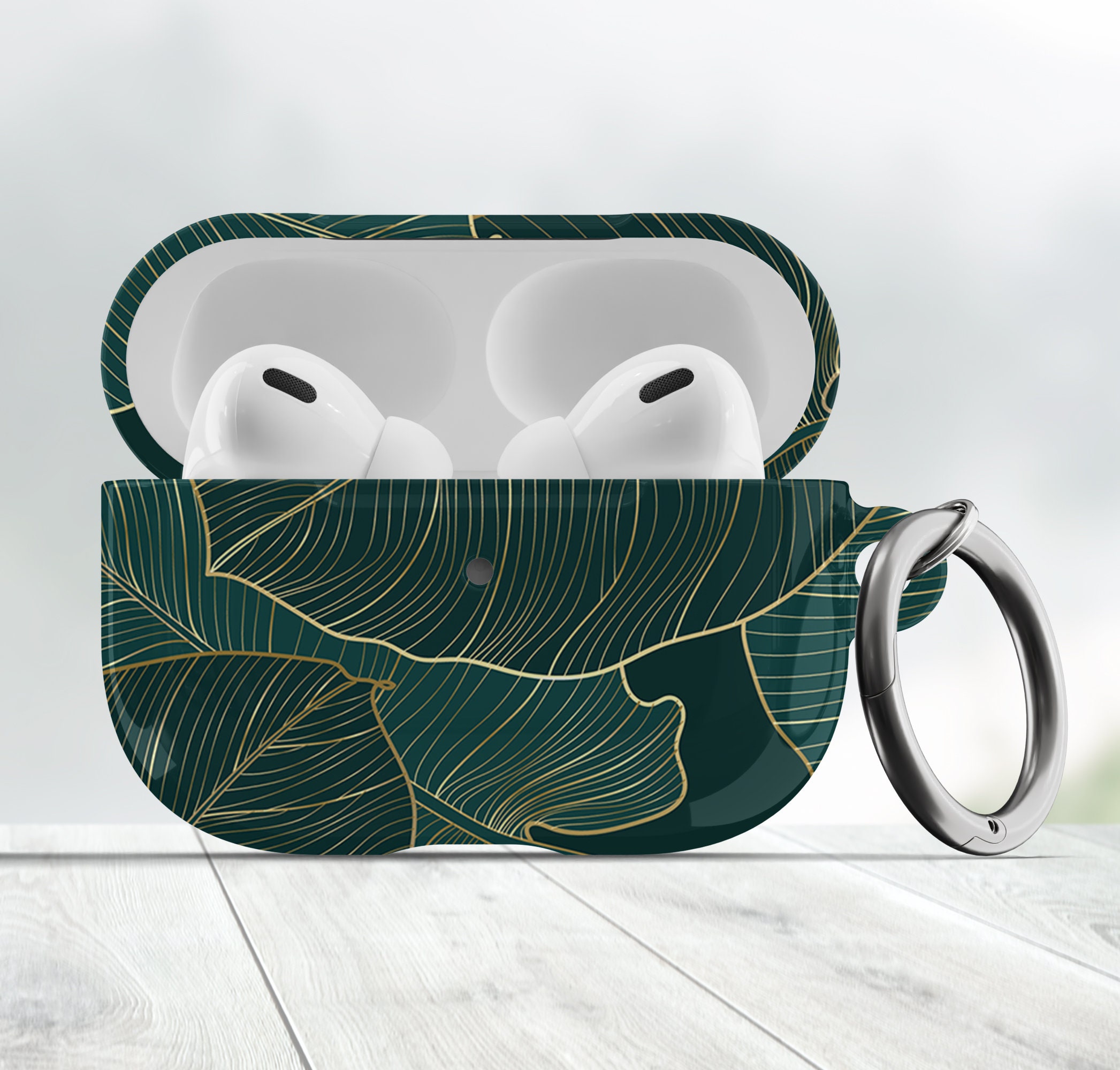 Gold Green Leaves Airpod Pro 2 Case Airpod 3rd Generation - Etsy