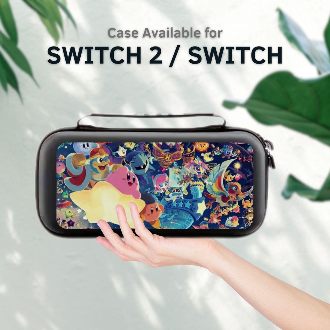 Gaming Fanart Carry Switch Case for Nintendo Switch 2, Switch, Switch ...