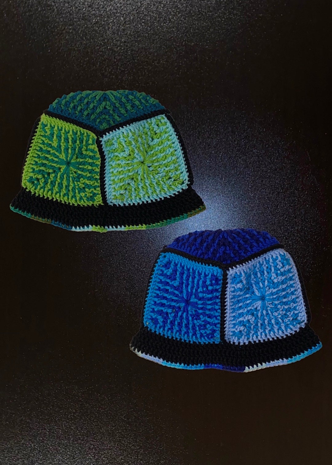 Trippy Square Bucket Hat - Etsy
