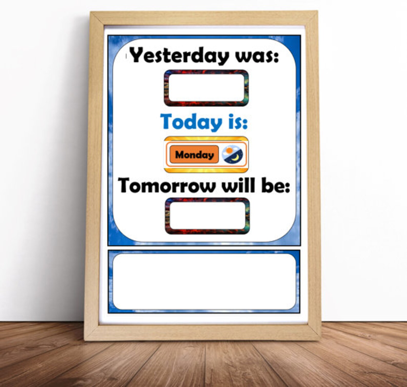 Printable Days of the Week Chart Autistic Children Today - Etsy UK