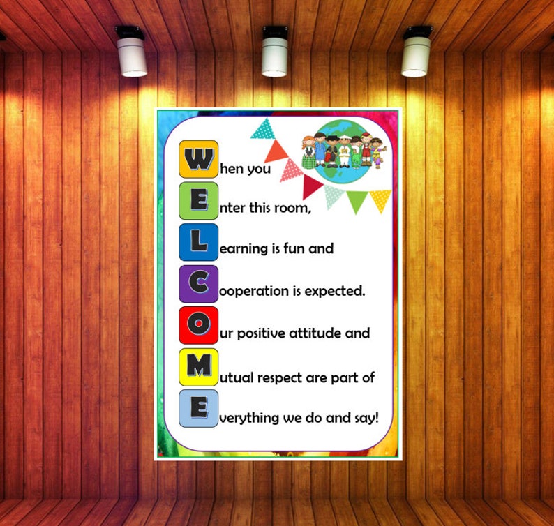Childminder Childcare Welcome Poster Classroom Display Teacher Resource ...