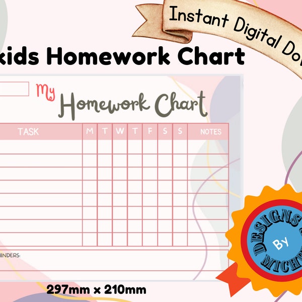 School Reminder Chart - Etsy