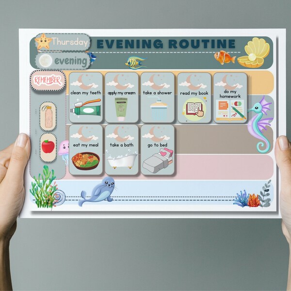 Routine Chart - Etsy