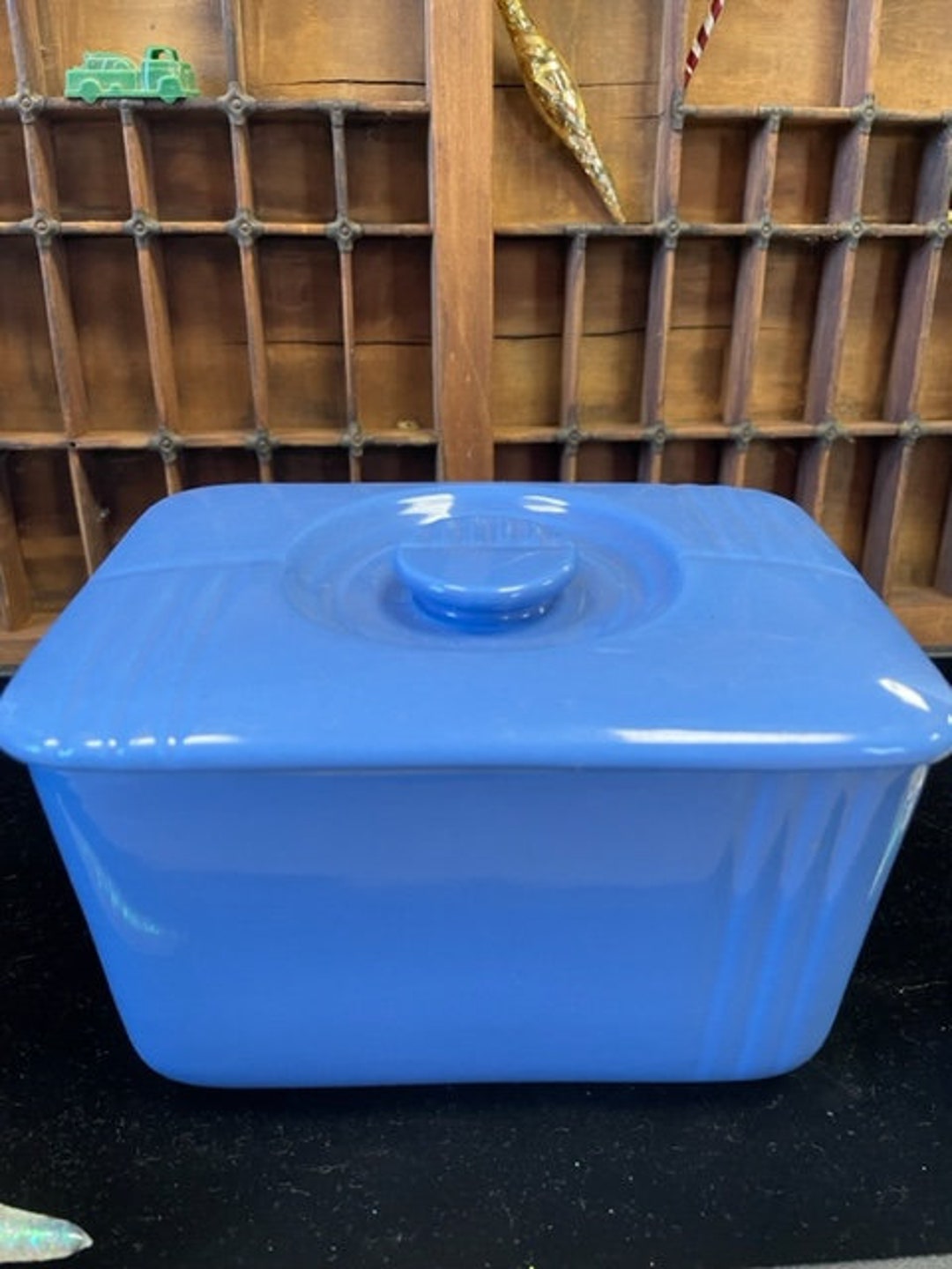 Westinghouse the Hall China Blue Covered Dish - Etsy