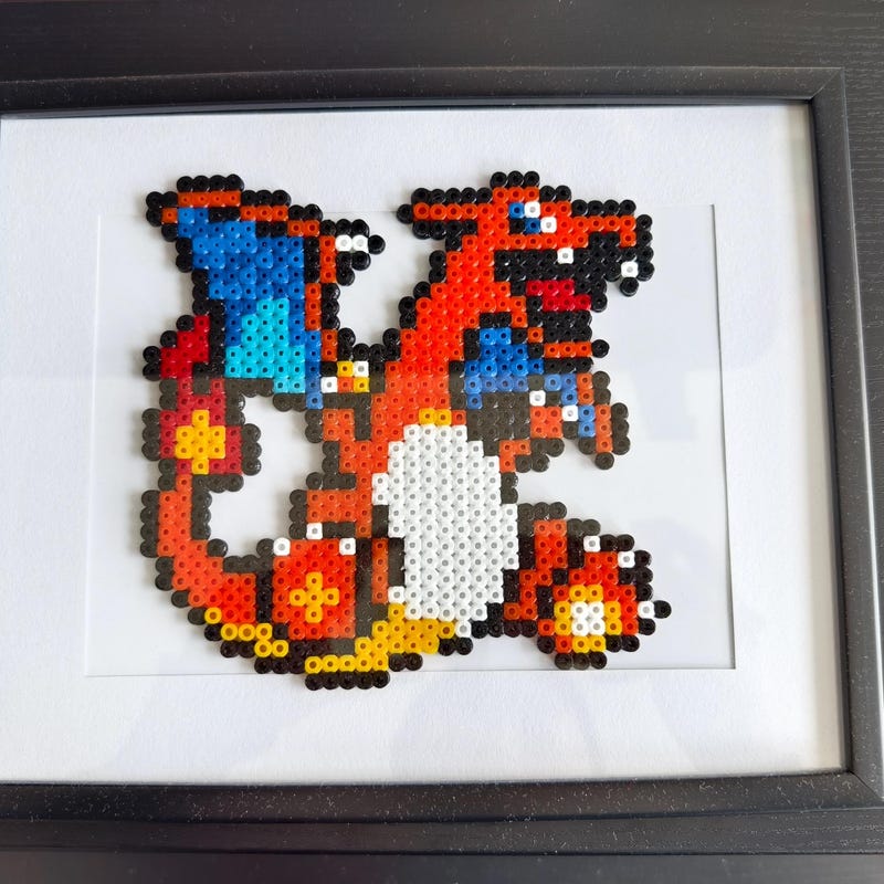 Charizard Pixel Art - Etsy