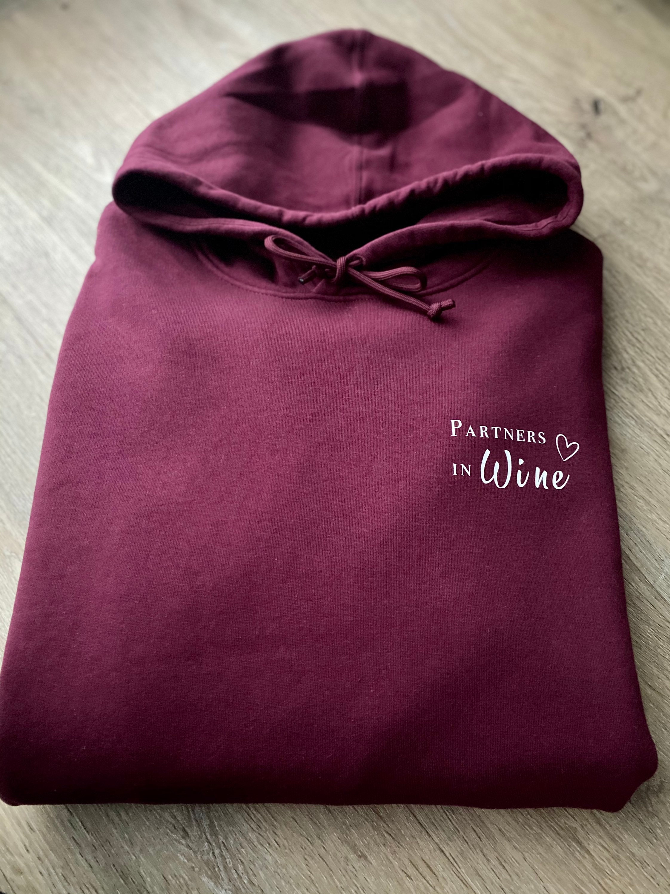Partners in Wine Hoodie Wine Hoodie Wein Pullover Wine - Etsy.de