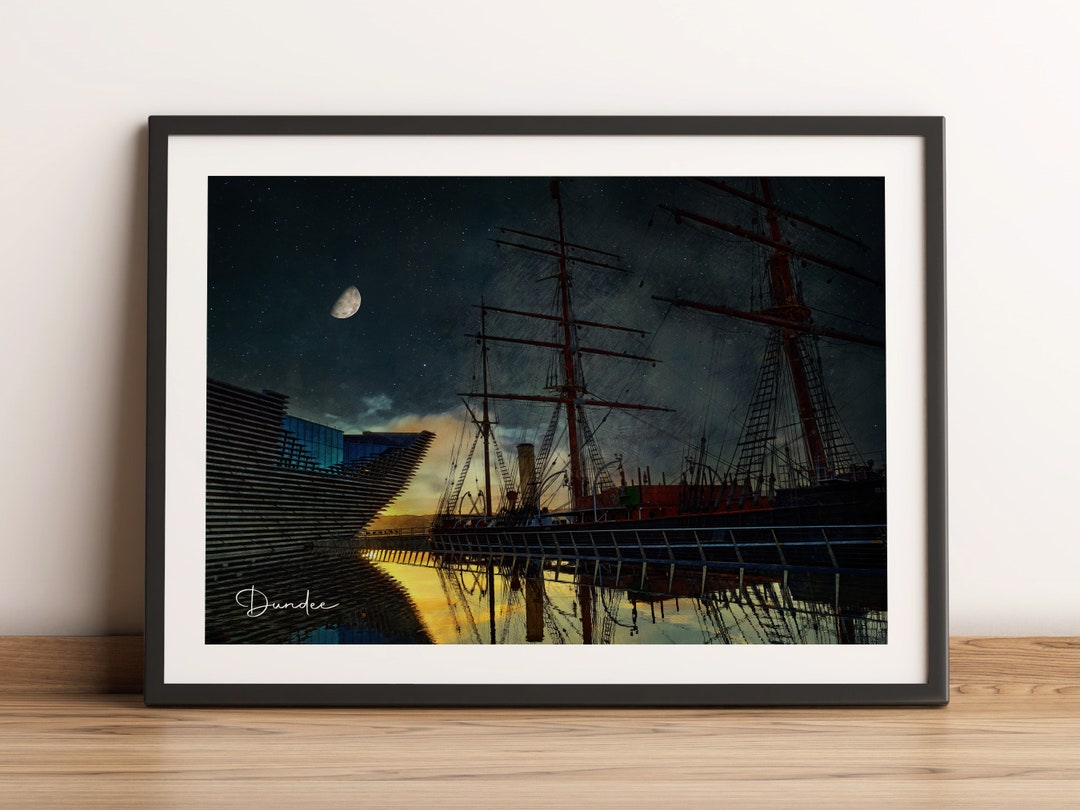 Dundee Night Sky Print - Dundee, Dundee Digital Print, Dundee Poster ...