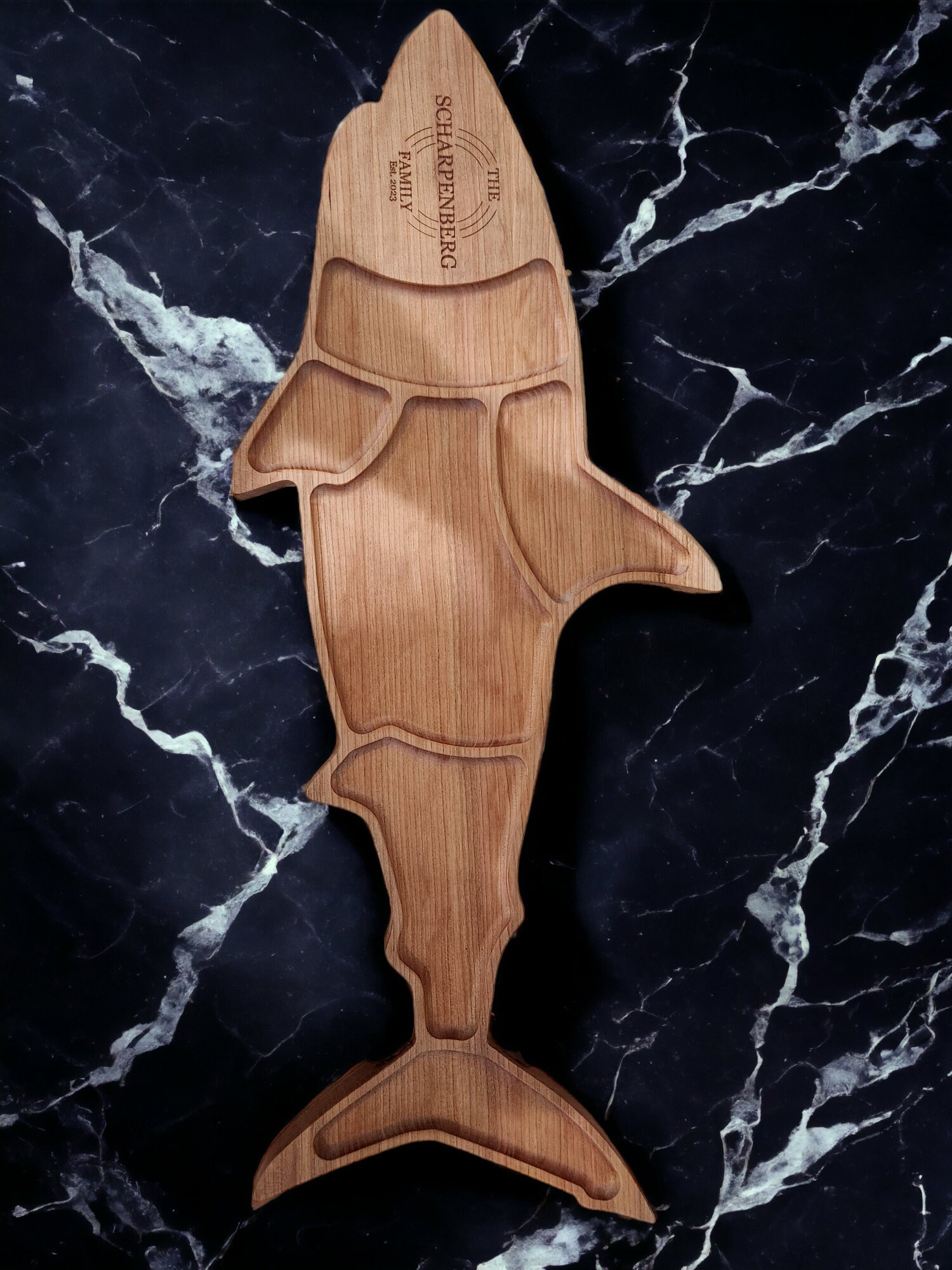 Personalized Charcuterie Plank Custom Engraved Sharcuterie Board Sharks ...