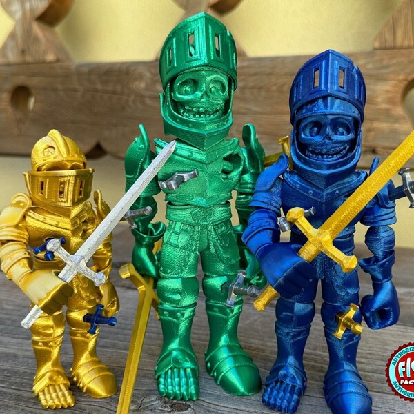 3d Printed Skeleton Knight - Etsy