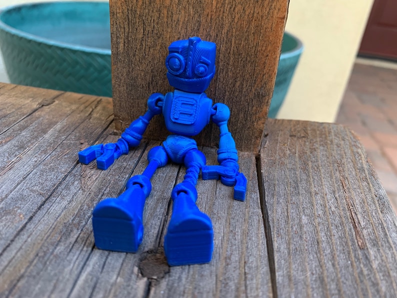 Flexi Robot 3d Printed Etsy