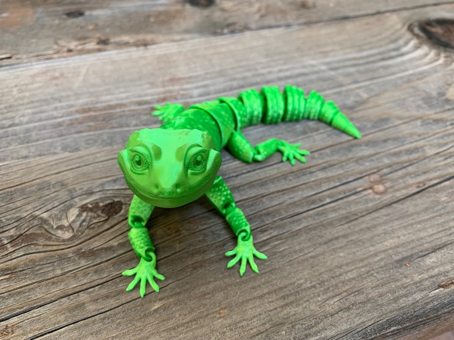 3D Printed Articulated Leopard Gecko - Etsy