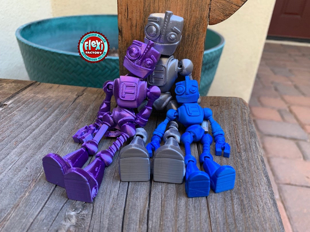 Flexi Robot 3d Printed Etsy