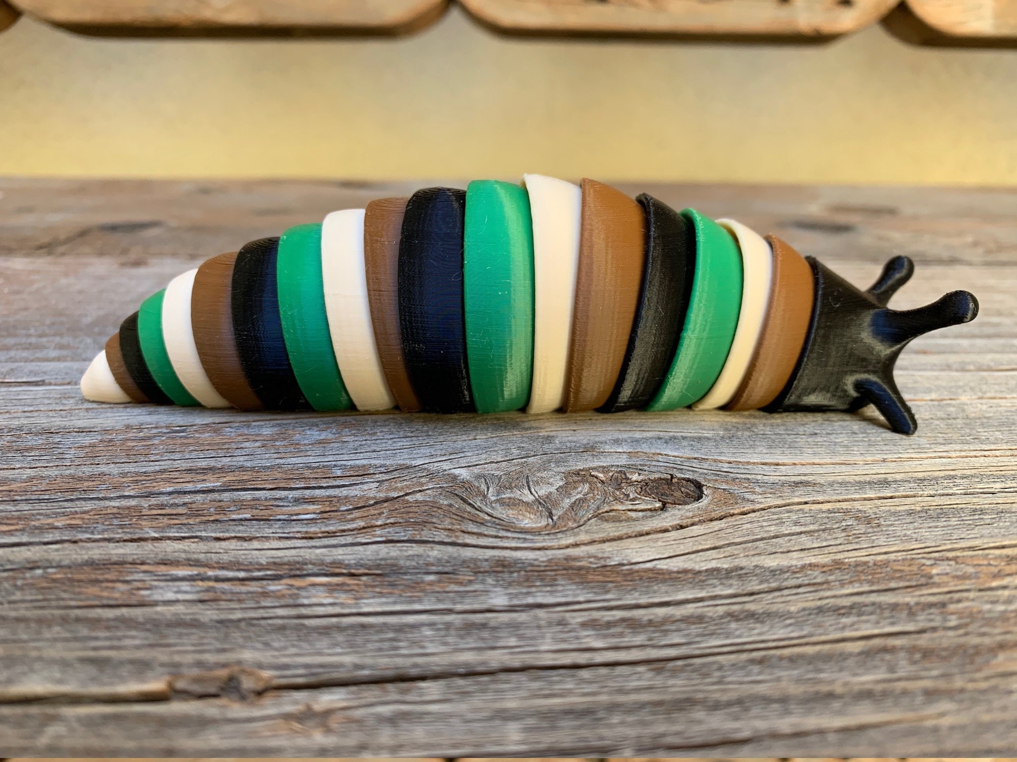 Camouflage Slug 3D Printed Articulated Slug | Etsy