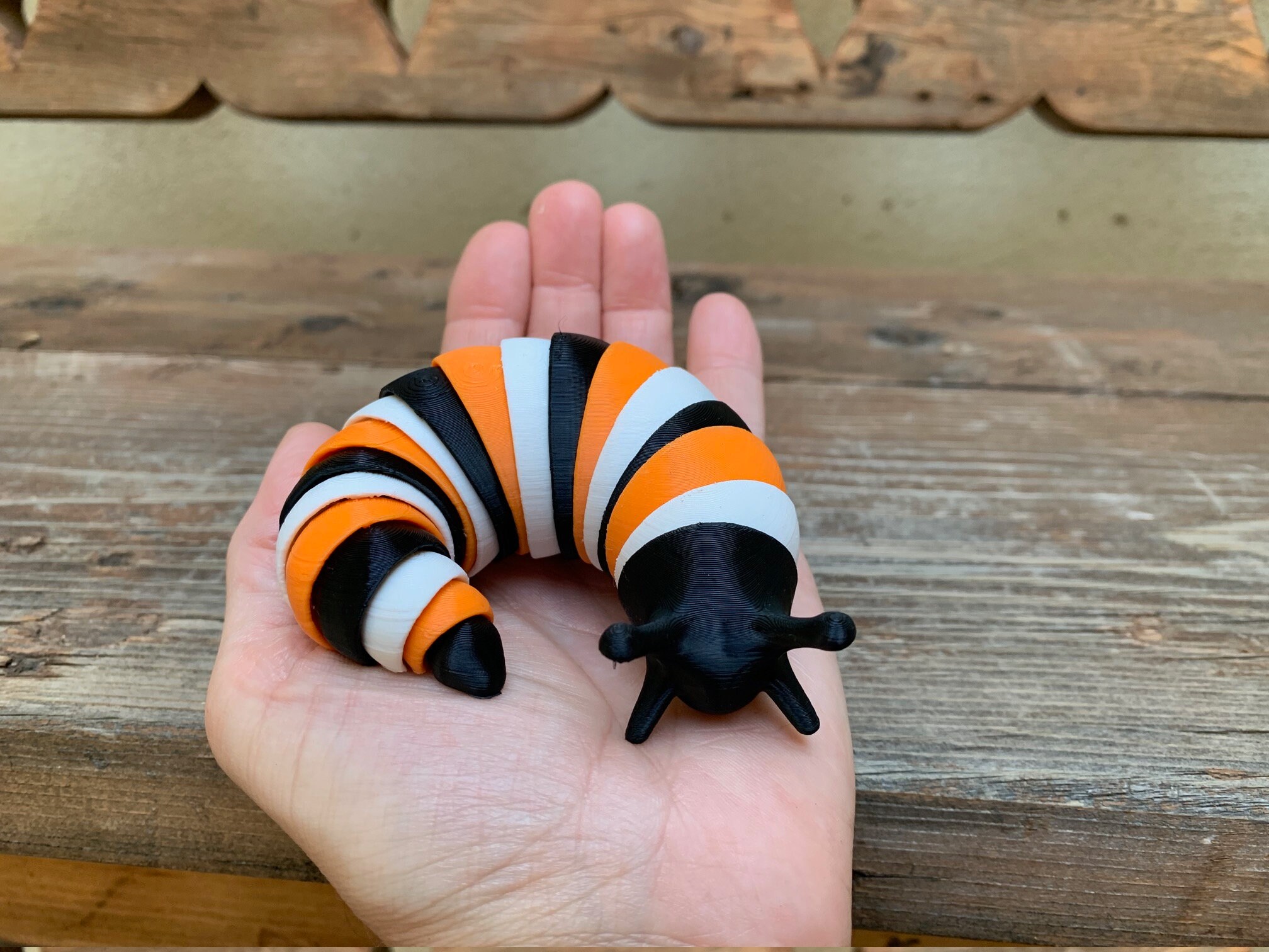 Tiger Slug 3D Printed Articulated Slug - Etsy Canada