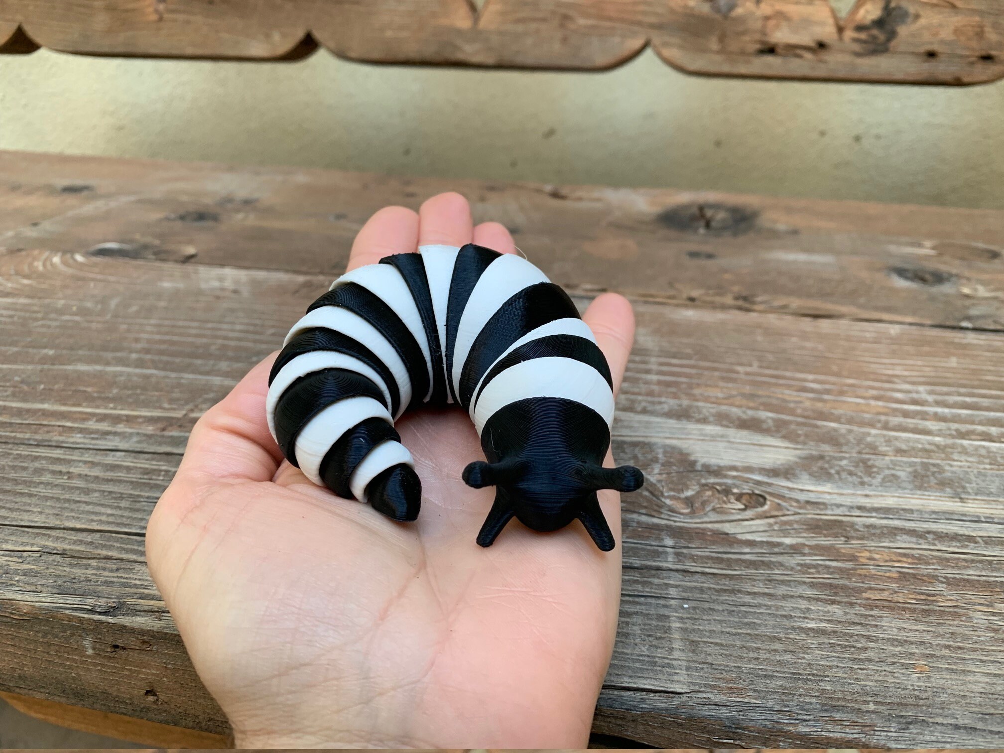 Zebra Slug 3D Printed Articulated Slug - Etsy