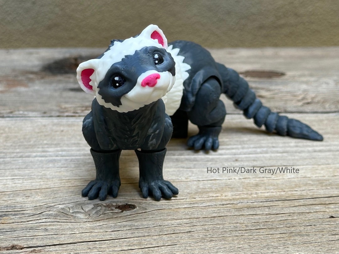 Articulated Ferret 3D Printed - Etsy