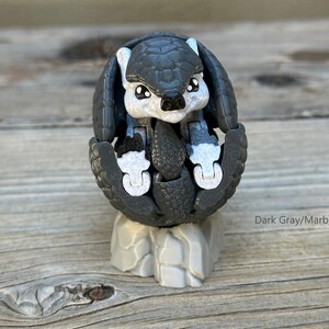 Articulated Armadillo 3D Printed Rock Stand Included - Etsy