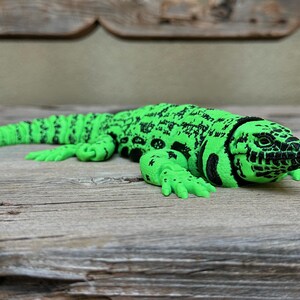 3D Printed Articulated Tegu Lizard - Etsy