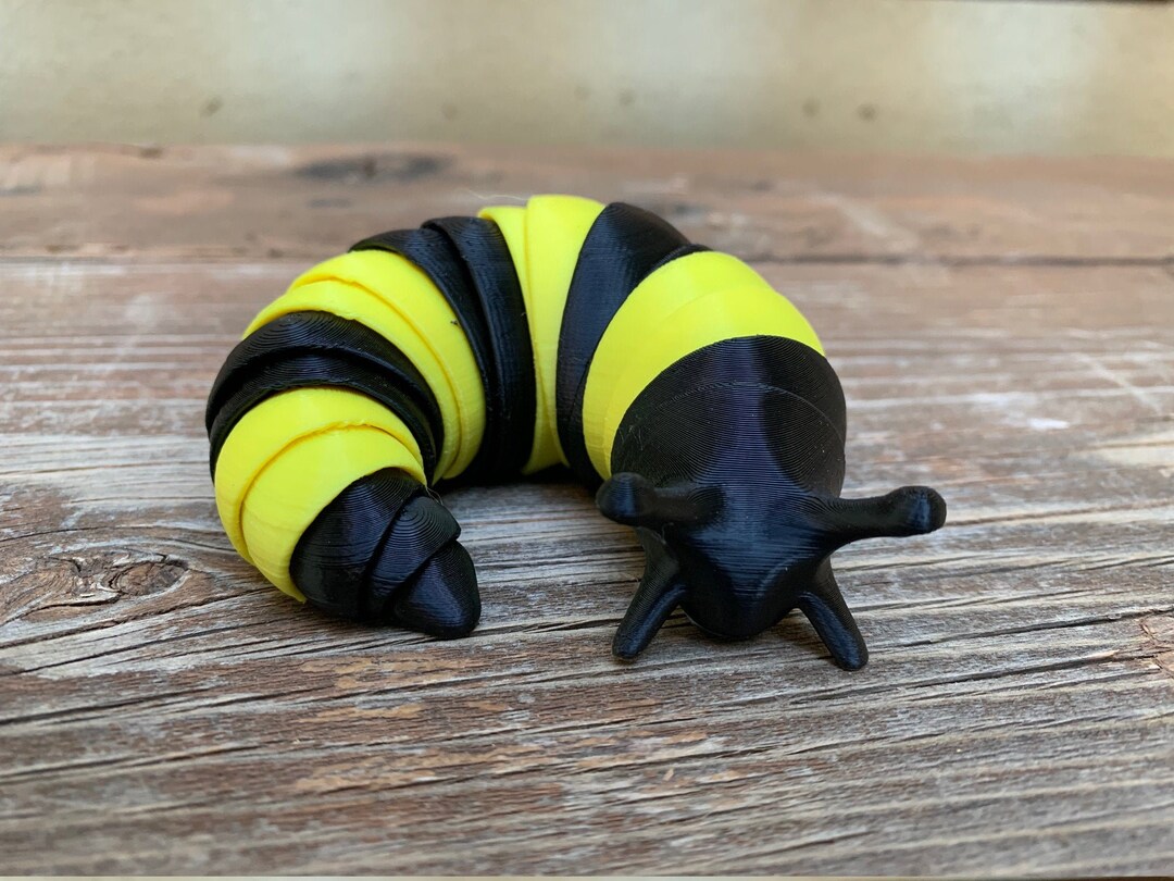 Bumble Bee Slug 3D Printed Articulated Slug - Etsy