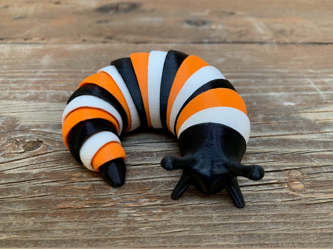 Tiger Slug 3D Printed Articulated Slug - Etsy Canada