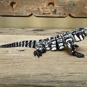 3D Printed Articulated Tegu Lizard - Etsy