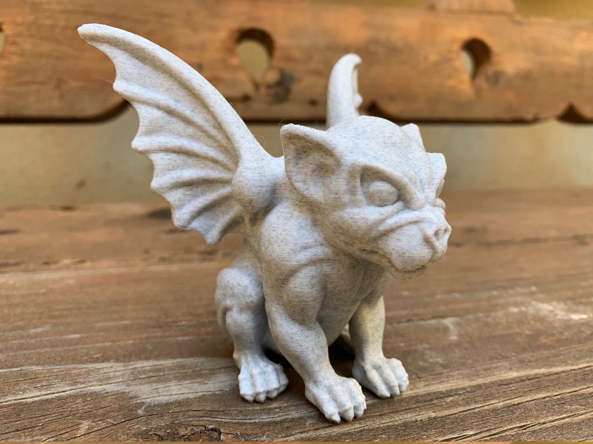 Cute Gargoyle 3D Printed | Etsy